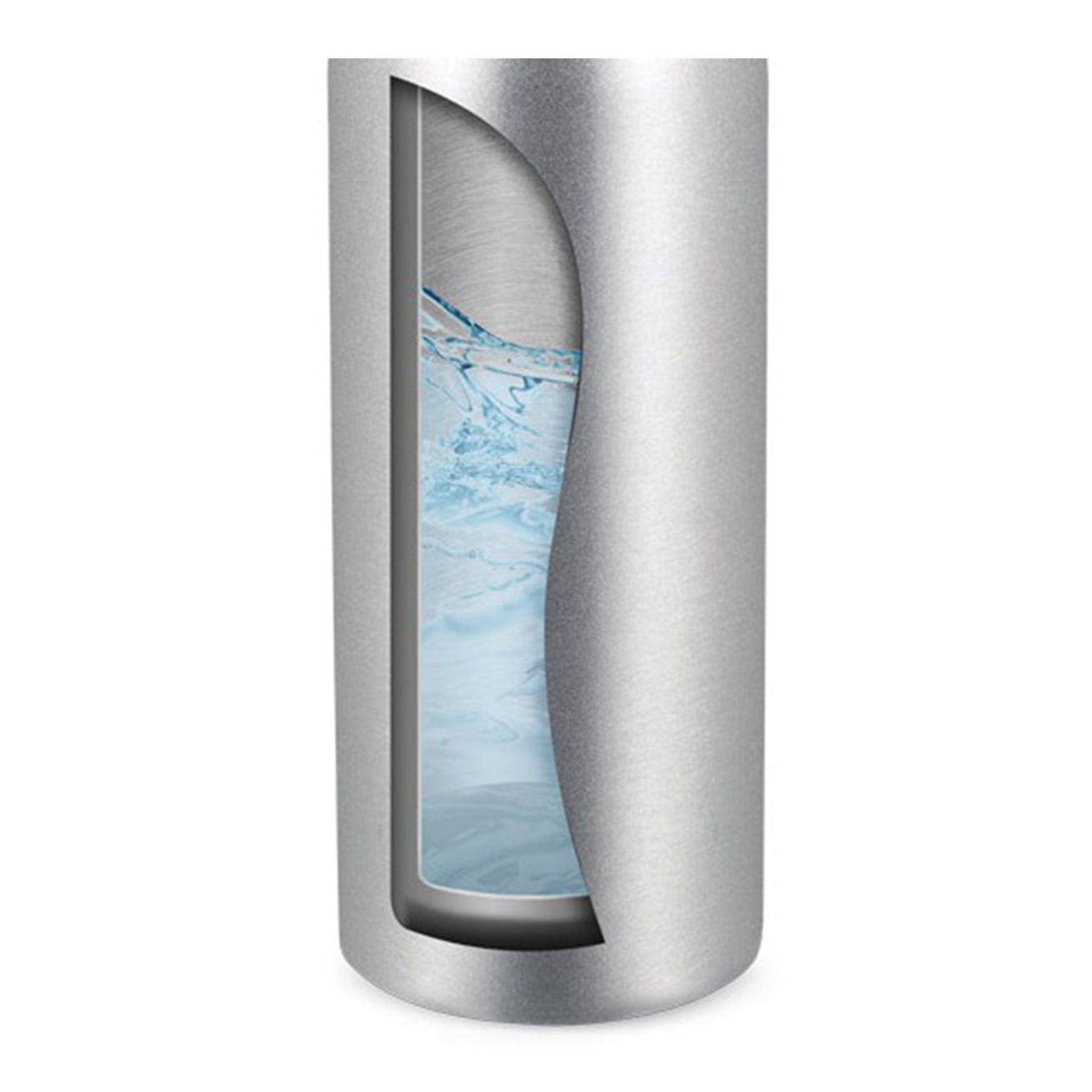 Garrafa Térmica Leiteira para Laser em Aço Inox Matte Azul com Parede ...