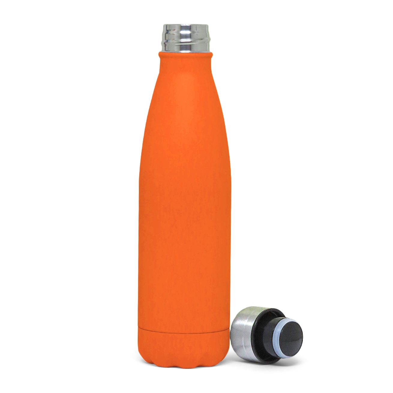 Garrafa Térmica de Inox Matte Laranja - 500ml - SOCD