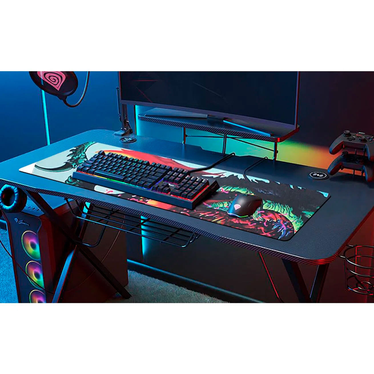 Mouse Pad Gamer Monster de Borracha 30x79cm para Sublimação - Opala ...